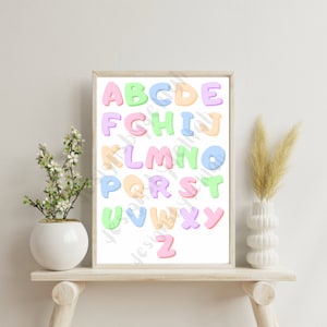 Alphabet Poster for Classrooms PRINTABLE Pre-school Teacher Resource ...