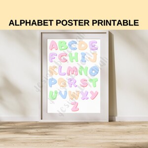 Alphabet Poster for Classrooms PRINTABLE Pre-school Teacher Resource ...