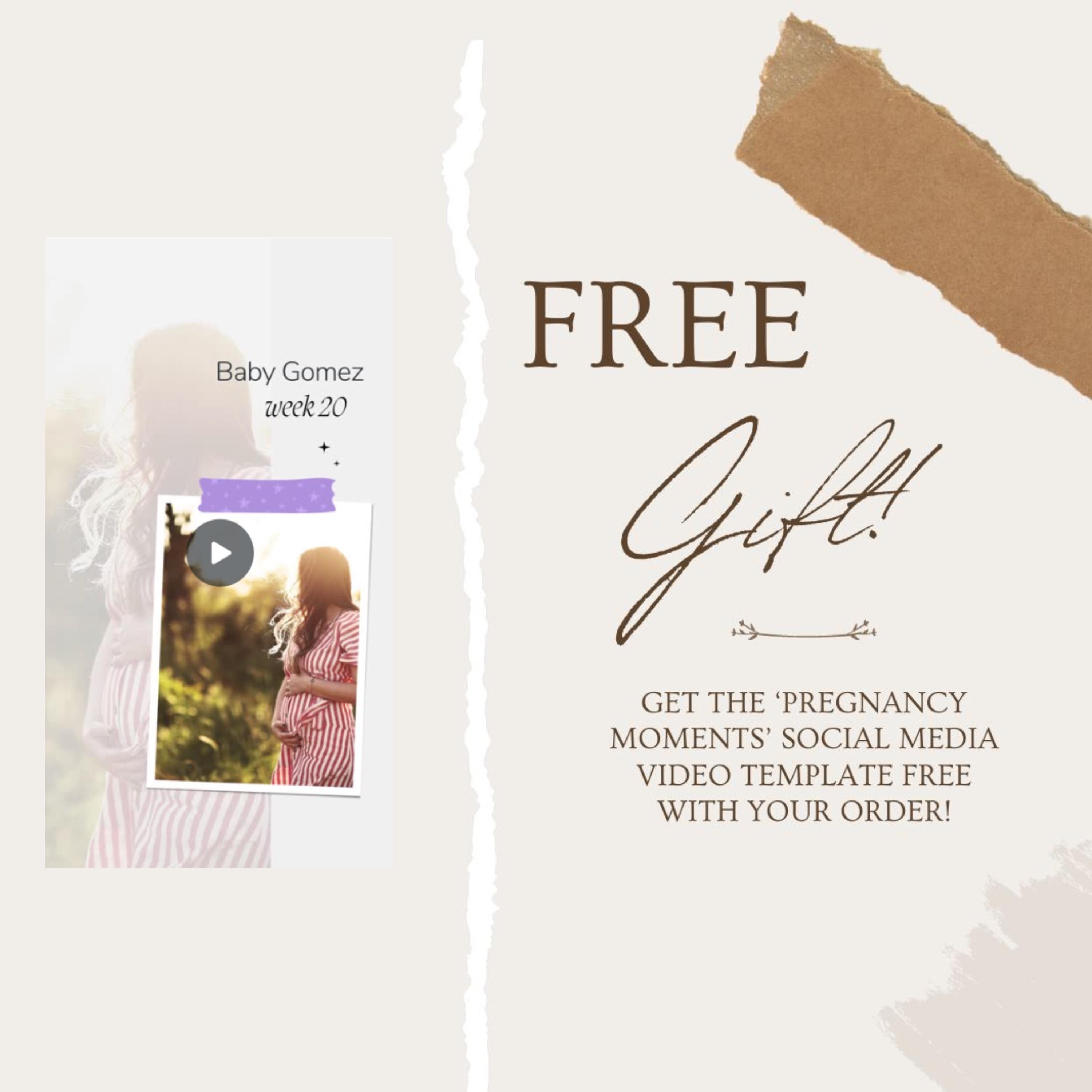 Birth Flower April Digital Pregnancy Announcement Spring Floral Baby ...