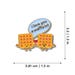 I Love You A Waffle Lot Enamel Pin, Breakfast Pin, Waffle Pin, Partner ...
