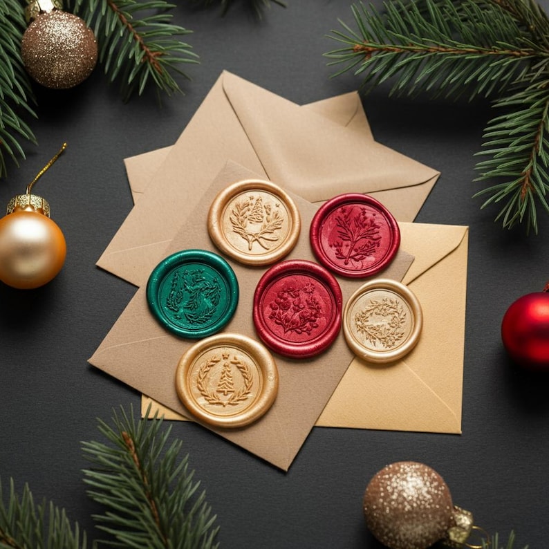 Custom Wax Seal Sticker - Etsy