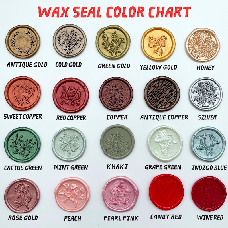 Wax Sealing Stamp Designs - Etsy