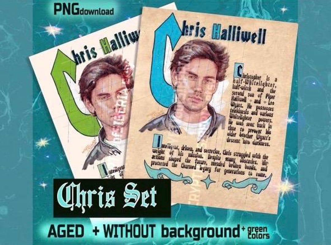 Chris Halliwell Page Download Portrait Pages for Charmed Book of ...