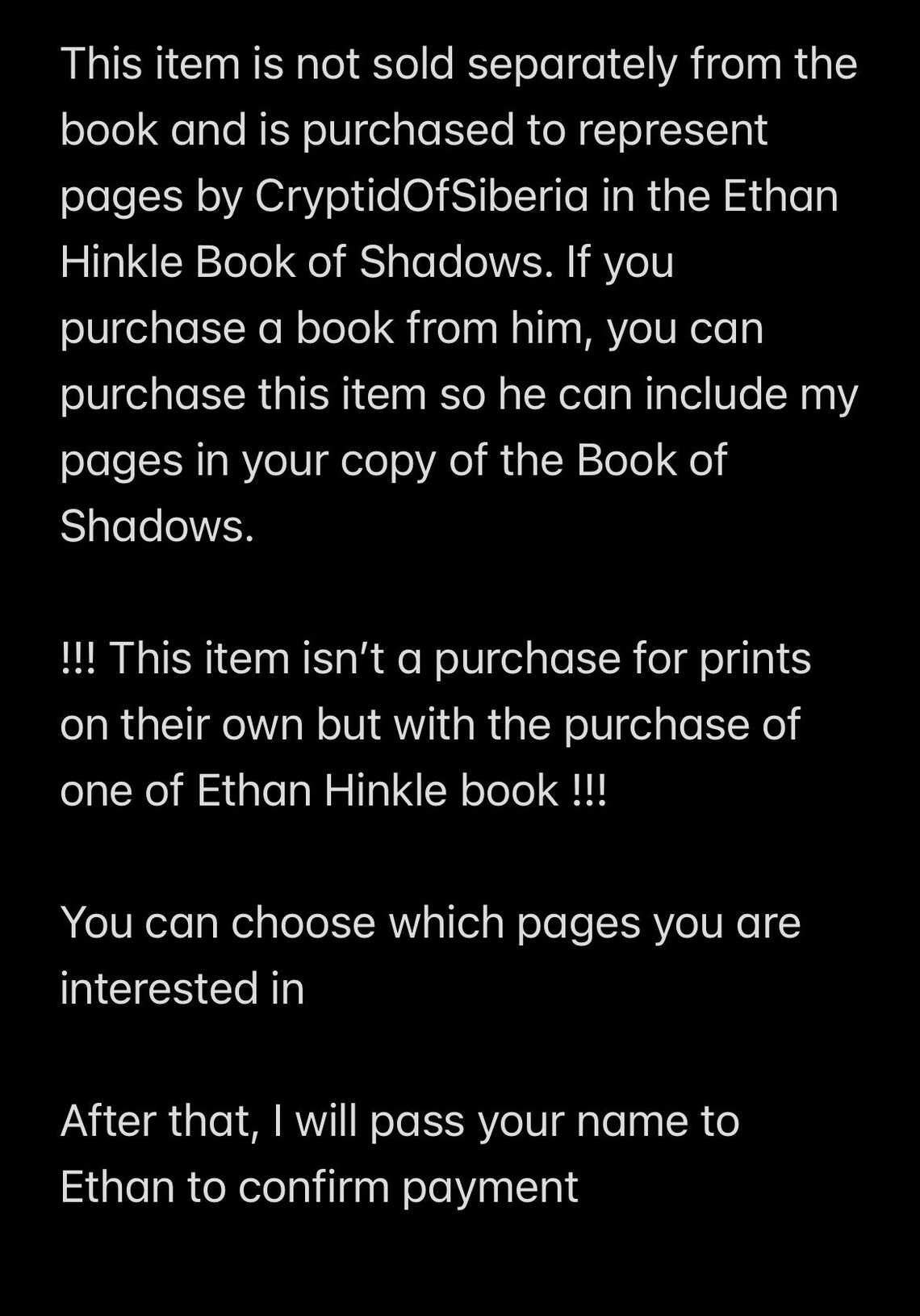 Collaboration. Charmed Book of Shadows Pages in Ethan Hinkle Book - Etsy