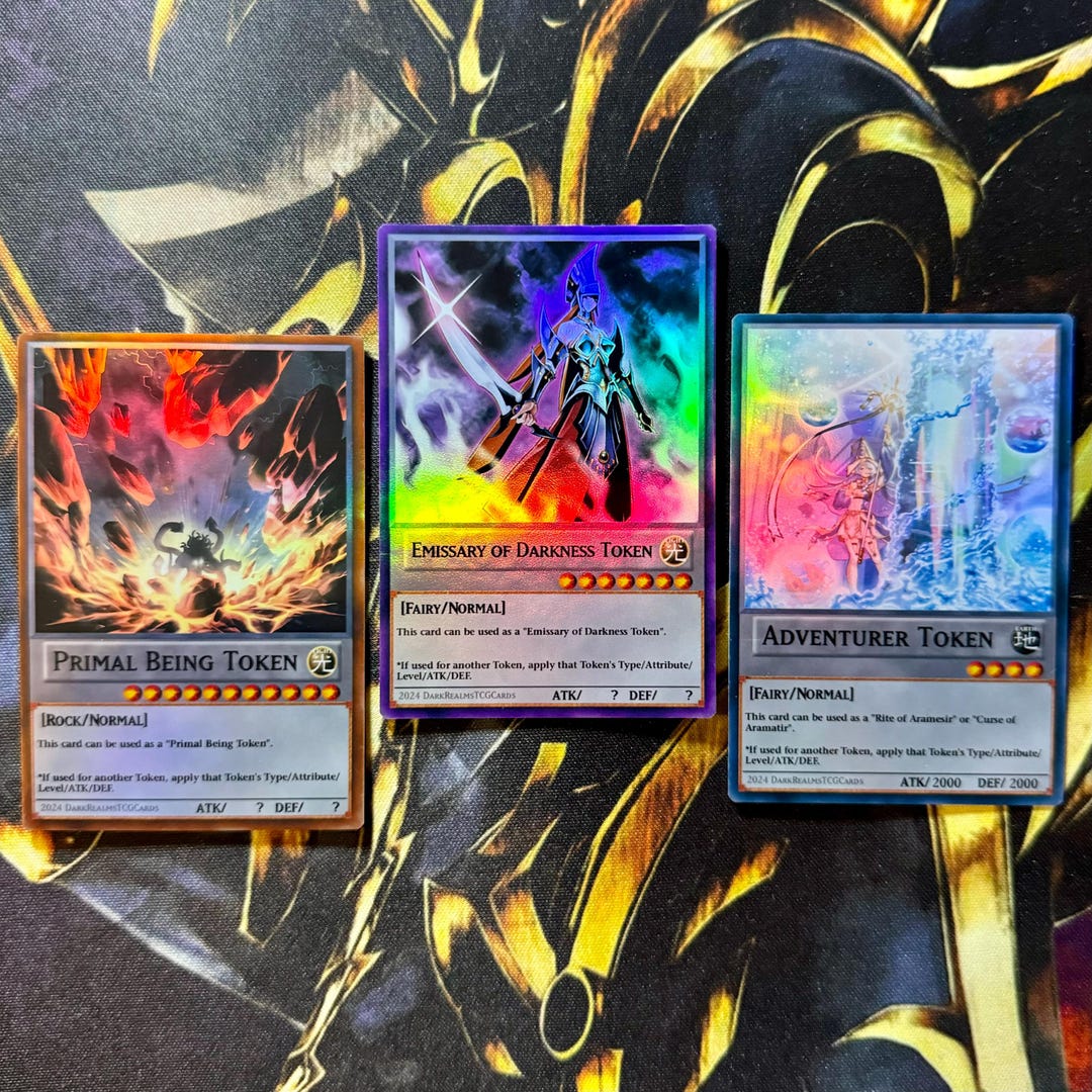 Adventure Token or Primal Being Token or Emissary of Darkness Token ...