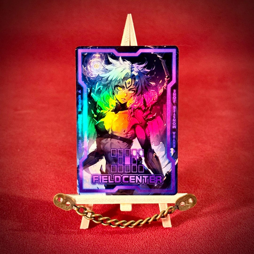 Yubel - Dark Fantasy Style - Fieldcenter Card Yu-gì-oh! FOIL - Etsy