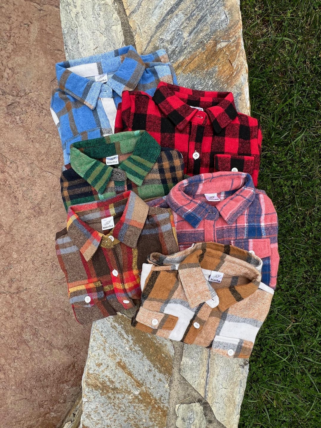Rocket Bug Cozy Soft Flannels - Thick, Warm, & Snuggly Jacket - Baby ...