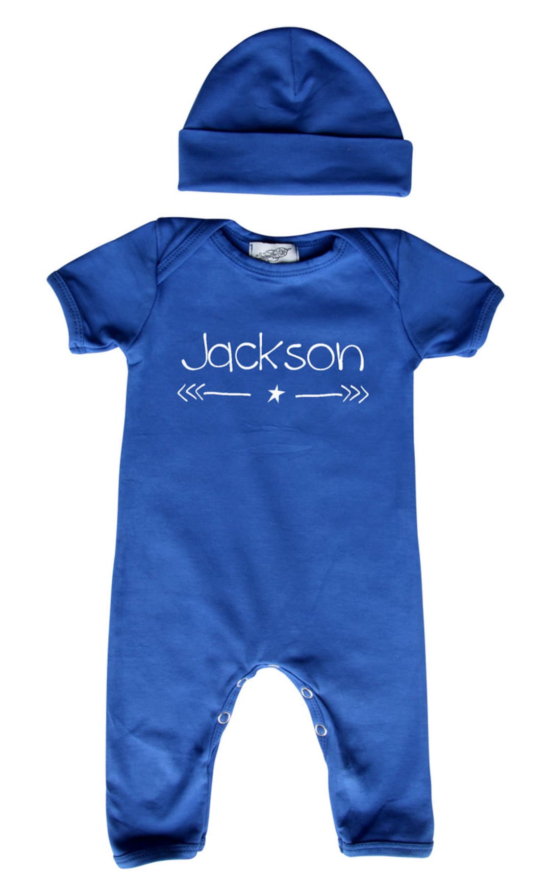 EN VENTA Mameluco de bebé personalizado para niños sombrero a juego ...
