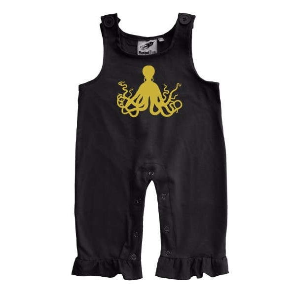 Black and Gold Overalls - Etsy