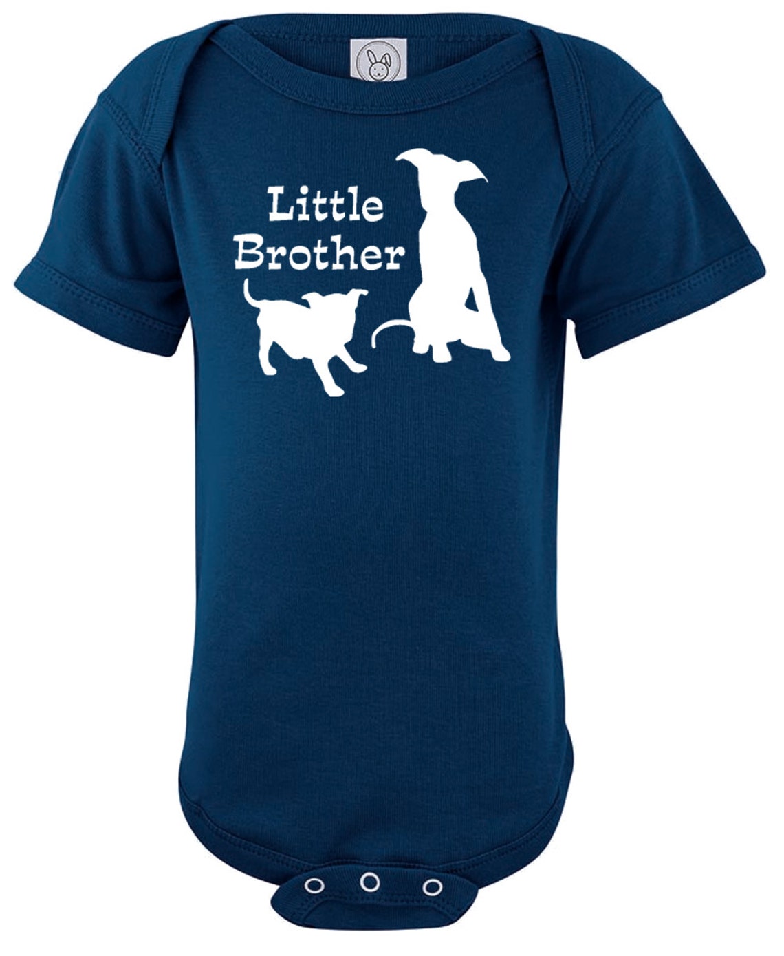 Little Brother Dog Baby Bodysuit-sibling Little Brother - Etsy