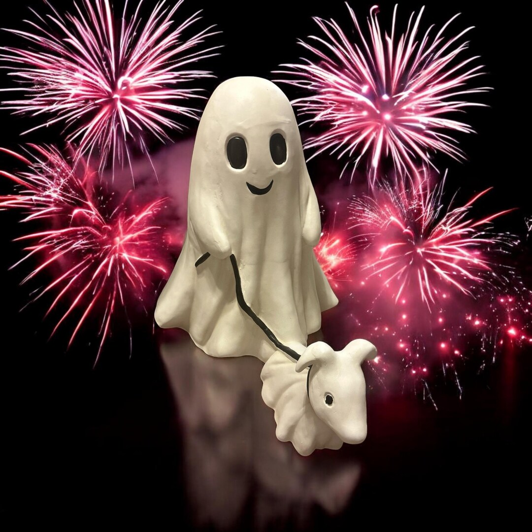 Ghost Walking Dog With Backgrounds - Etsy