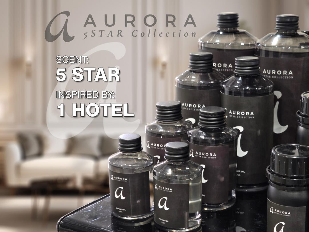 5 STAR Scent Diffuser Oil Refill - Select Your Size - Aurora 5-star Collection - Etsy