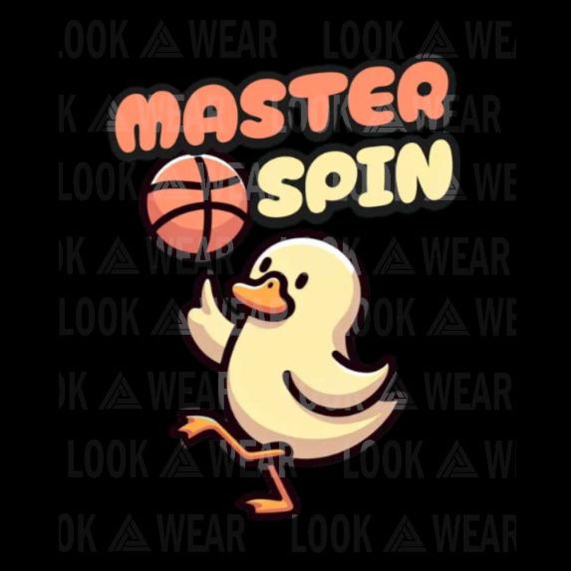 Cute Duck Design Funny Basketball PNG File Adorable Sport Clipart ...