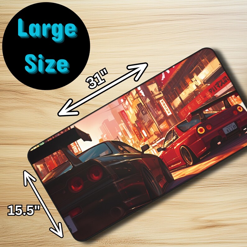 Nissan Skyline GTR Desk Mat: Tokyo Cityscape JDM Mouse Pad - Etsy