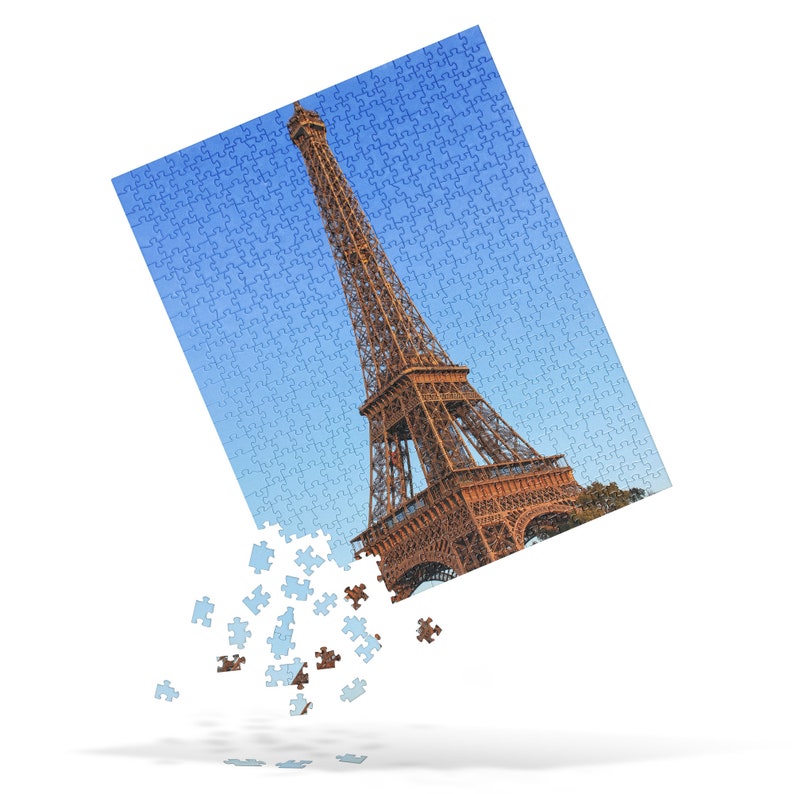 Eiffel Tower Jigsaw Puzzle - Etsy
