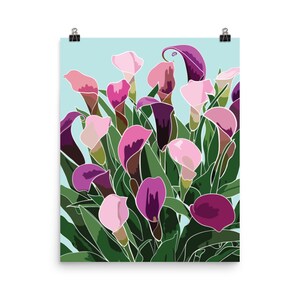 Calla Lily Art Print - Etsy