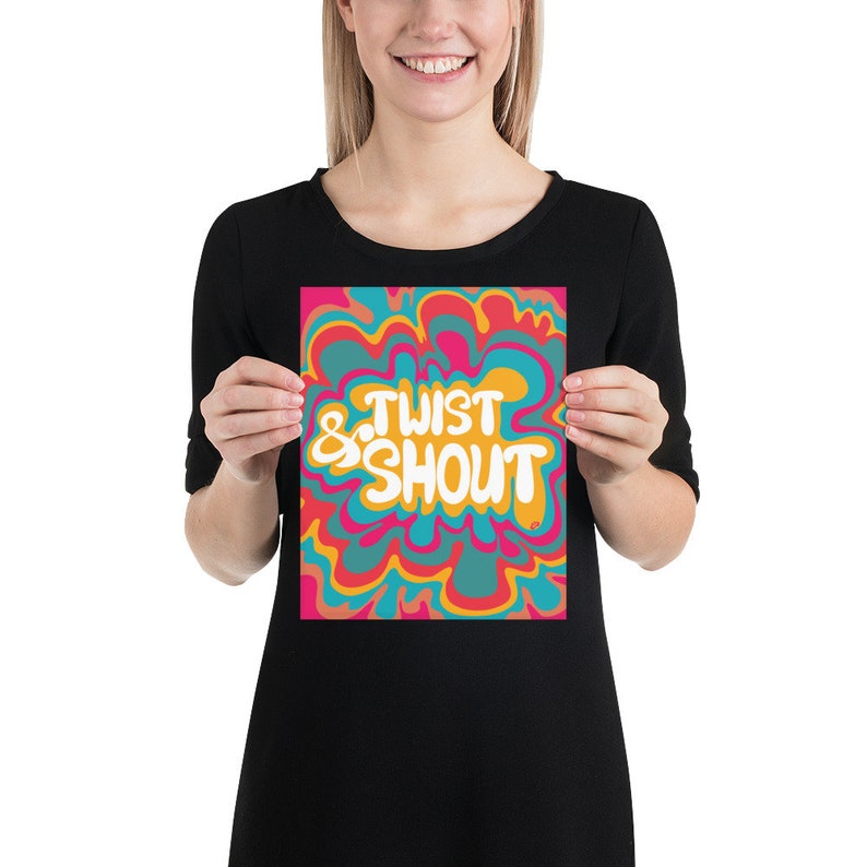 Twist and Shout Art Print - Etsy