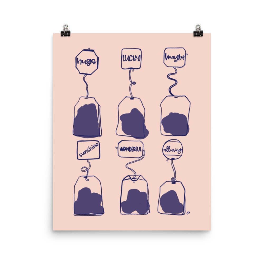 Inspiration Tea Art Print - Etsy