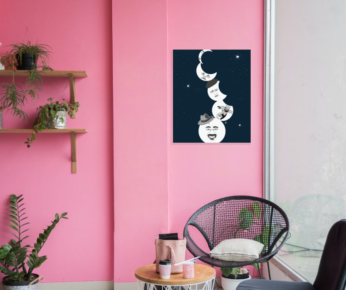 Mister Moonlight Stack Art Print - Etsy