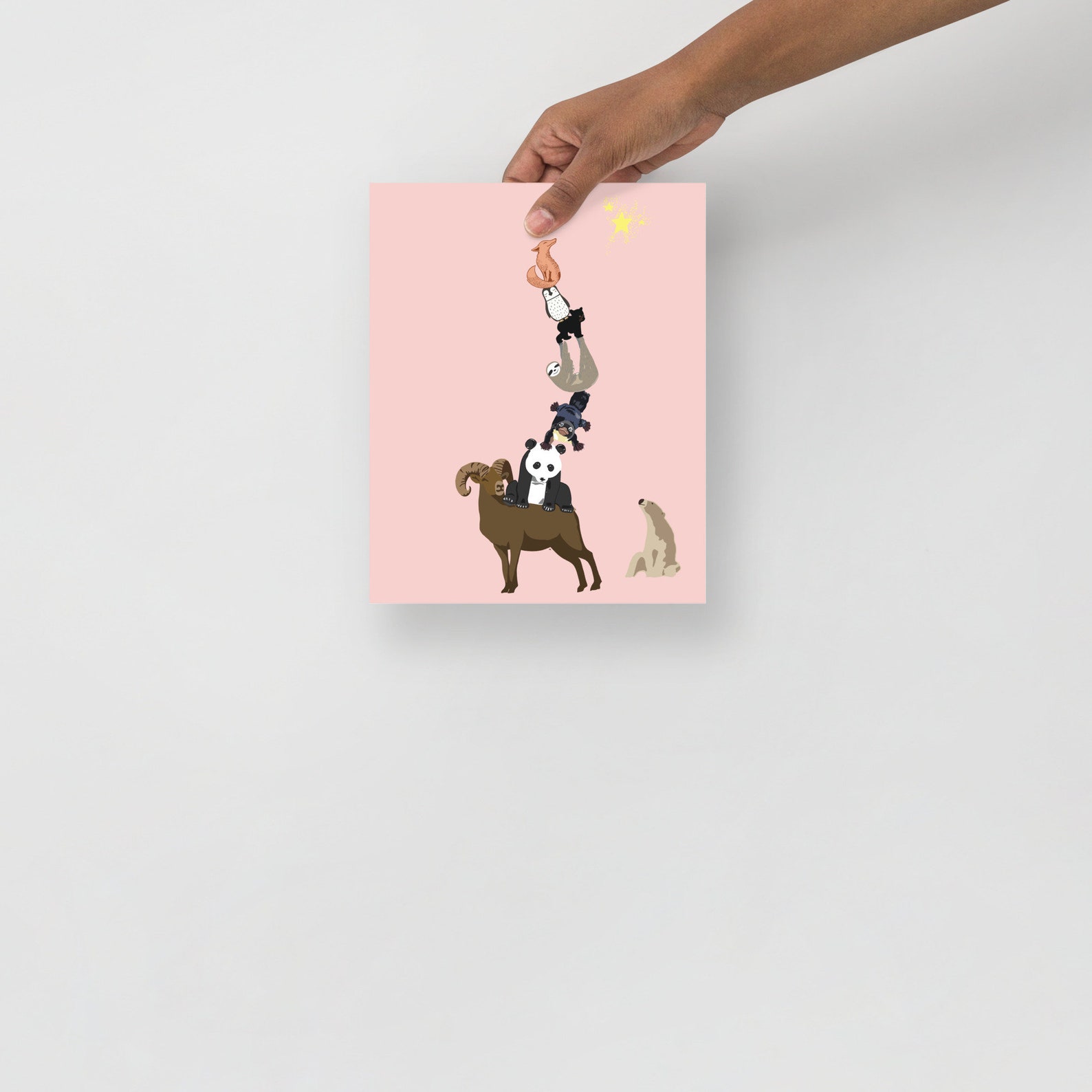 Animal Stack Art Print - Etsy