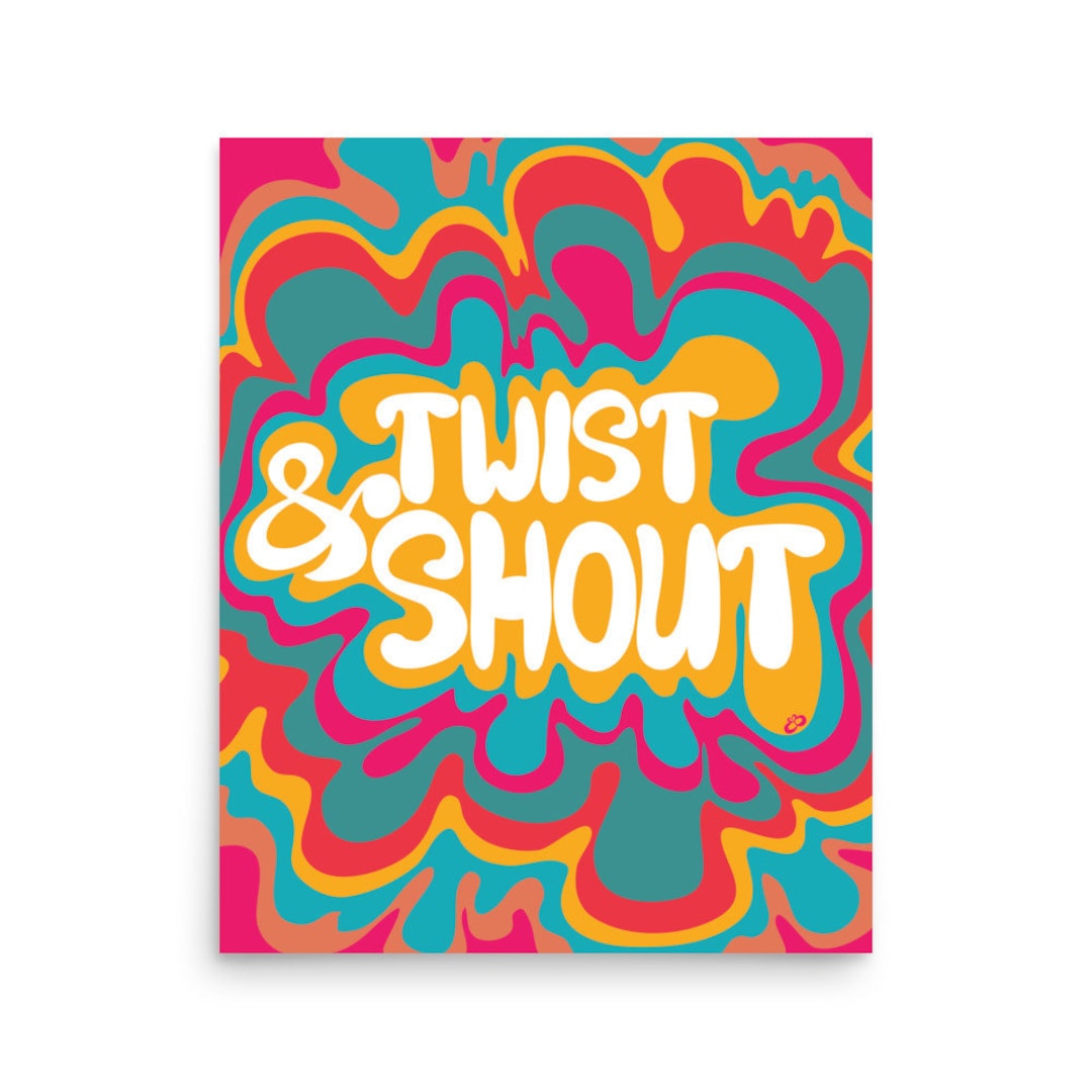Twist and Shout Art Print - Etsy