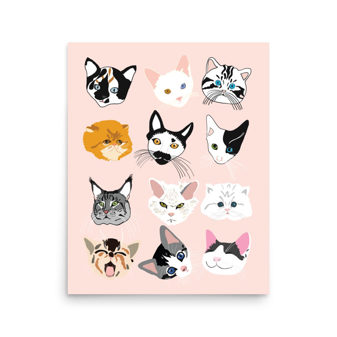 Cat Rap Art Print - Etsy