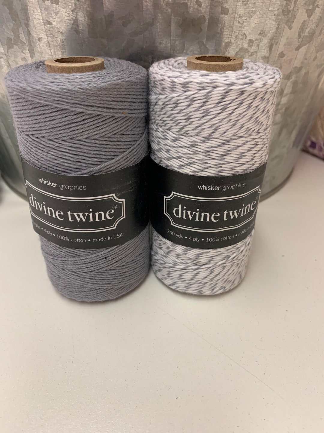 Divine Twine. Grey/variegated Grey - Etsy