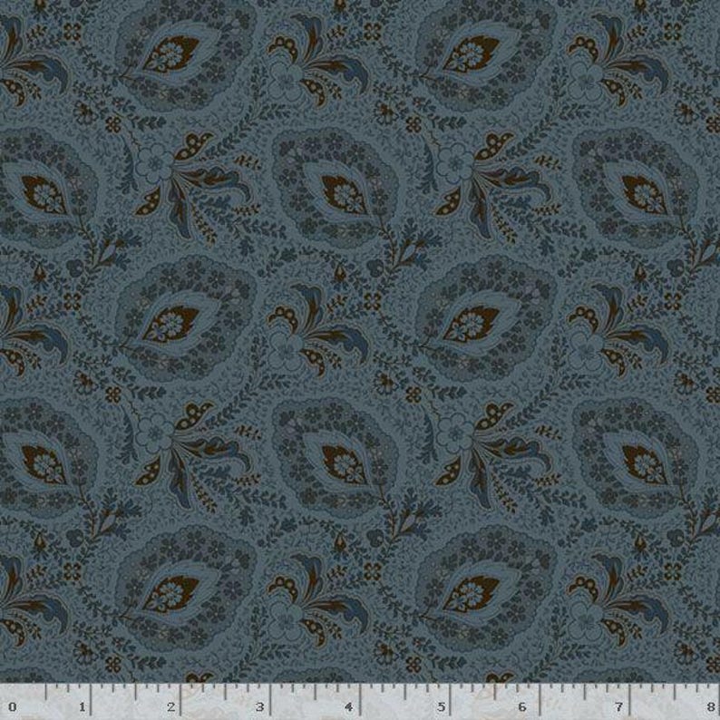 Maple House R170820D Navy Fabric, Marcus Fabric, Quilting Fabric, Pam ...