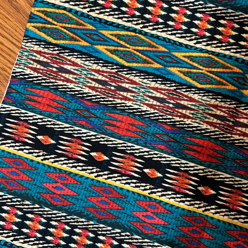Aztec Print Cotton Fabric - Etsy
