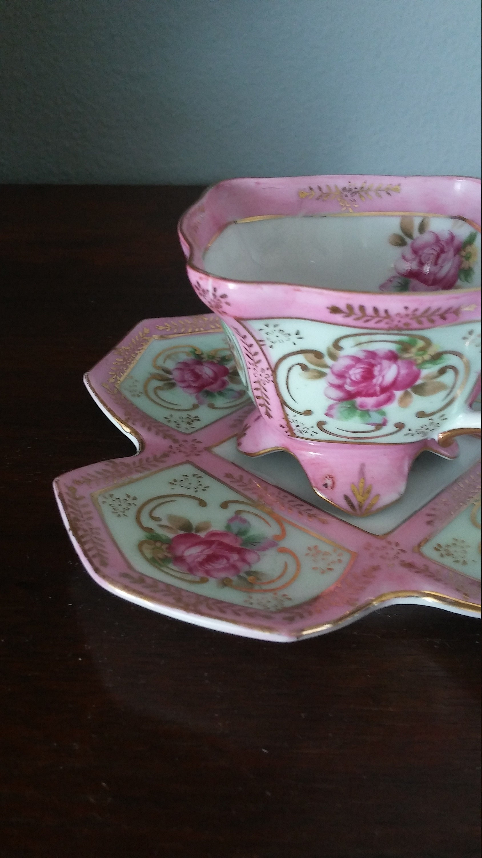 SALE Rare and Unusual Royal Sealy Japan Teacup Cartouche | Etsy