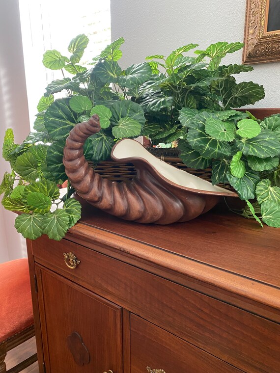 Extra Large Thanksgiving Cornucopia Enamel Over Metal - Etsy