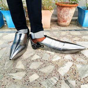 Gothic Sabaton Armor Boots Medieval Leg Guard Armor LARP Costume ...