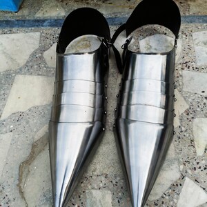 Gothic Sabaton Armor Boots Medieval Leg Guard Armor LARP Costume ...