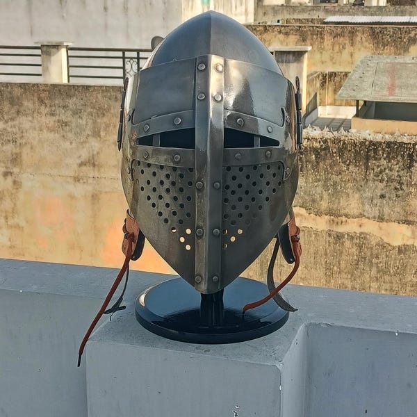 Knight Helmet - Etsy