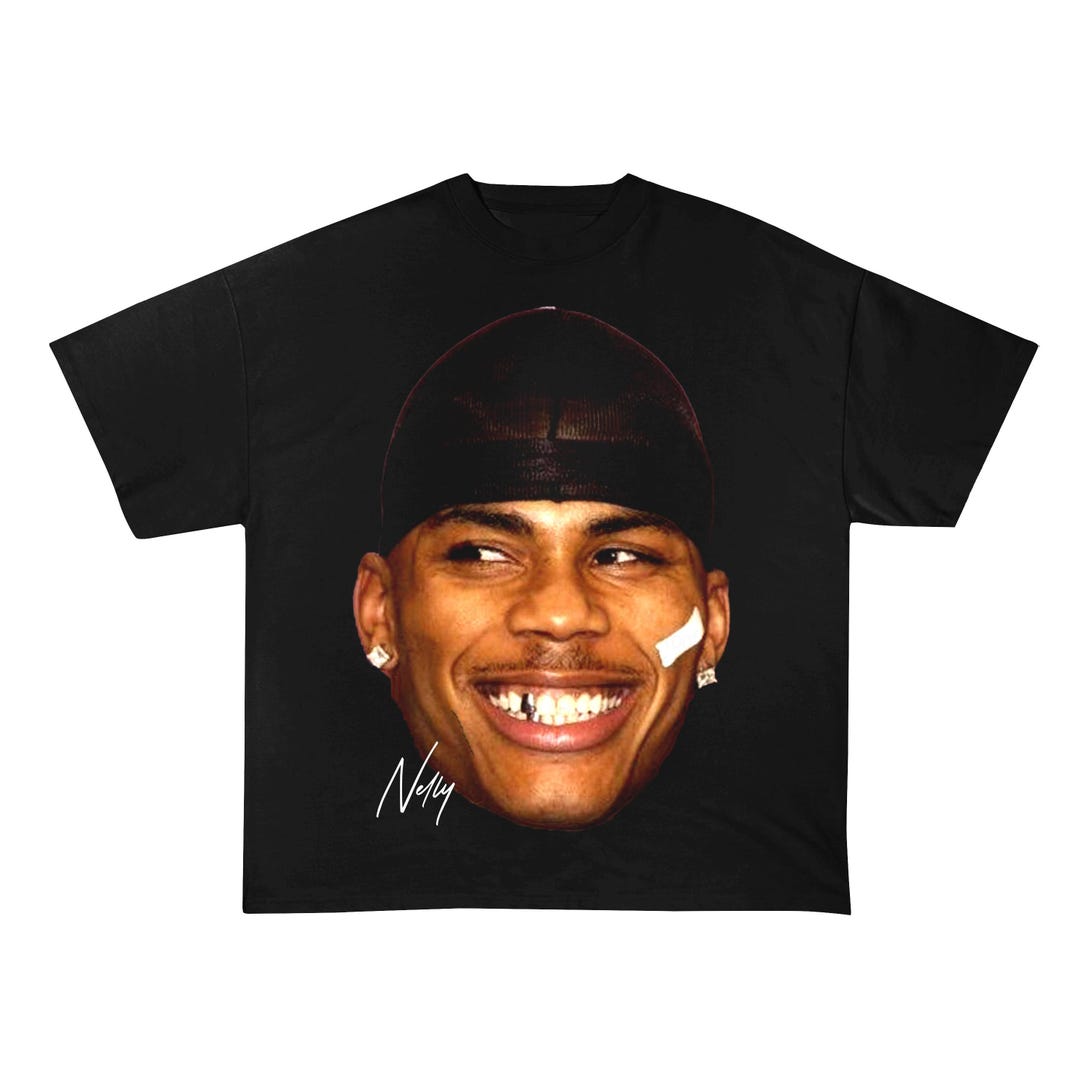Nelly Rap Tee Vintage Rapper Graphic Tshirt 90s Album Poster Graphic ...