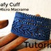 Micro Macrame Tutorial Falling Leaves Bracelet Pattern Beaded Macrame Jewelry Making DIY - Etsy