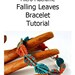 Micro Macrame Tutorial Falling Leaves Bracelet Pattern | Etsy