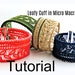 Leafy Cuff in Micro Macrame Tutorial - Bracelet Pattern - Beaded ...