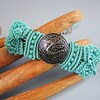 Micro Macrame Tutorial Leaves Bracelet Pattern Beaded Macrame Jewelry ...