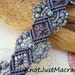 Micro Macrame Tutorial - Hydrangeas Bracelet Pattern - Beaded Macrame - Jewelry Making - DIY - Etsy