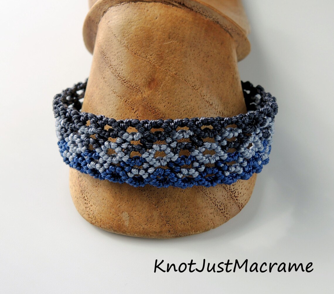 Micro Macrame Tutorial Curves Bracelet Pattern - Etsy