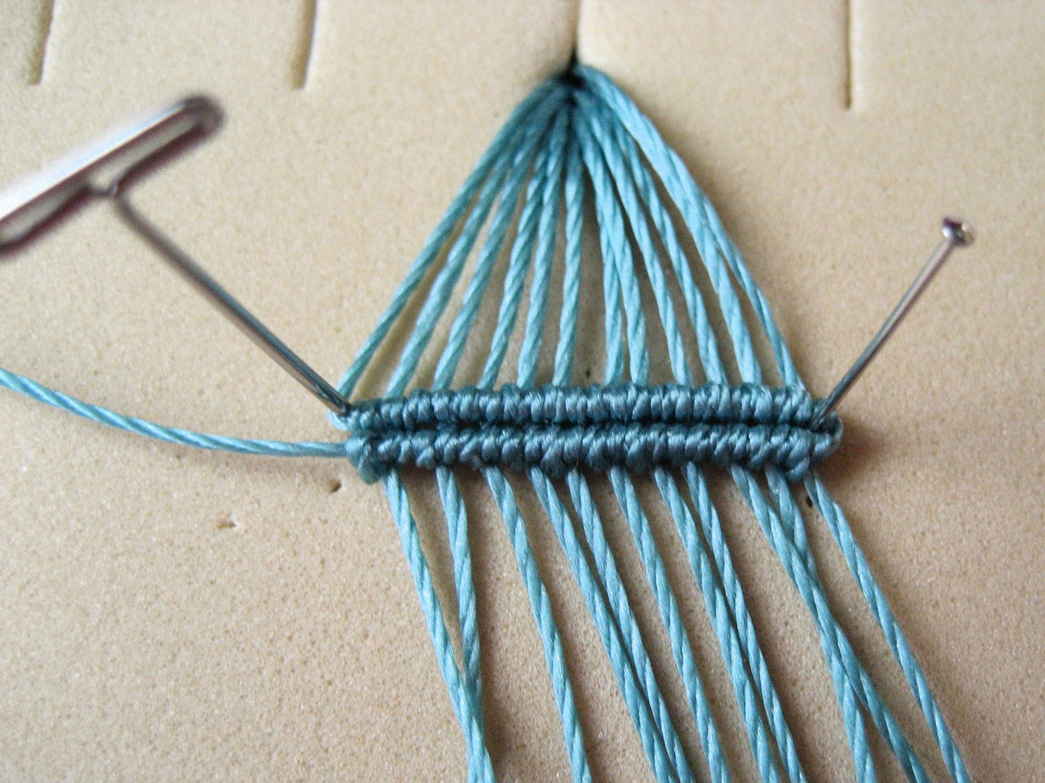 Micro Macrame Tutorial Leaves Bracelet Pattern Beaded | Etsy