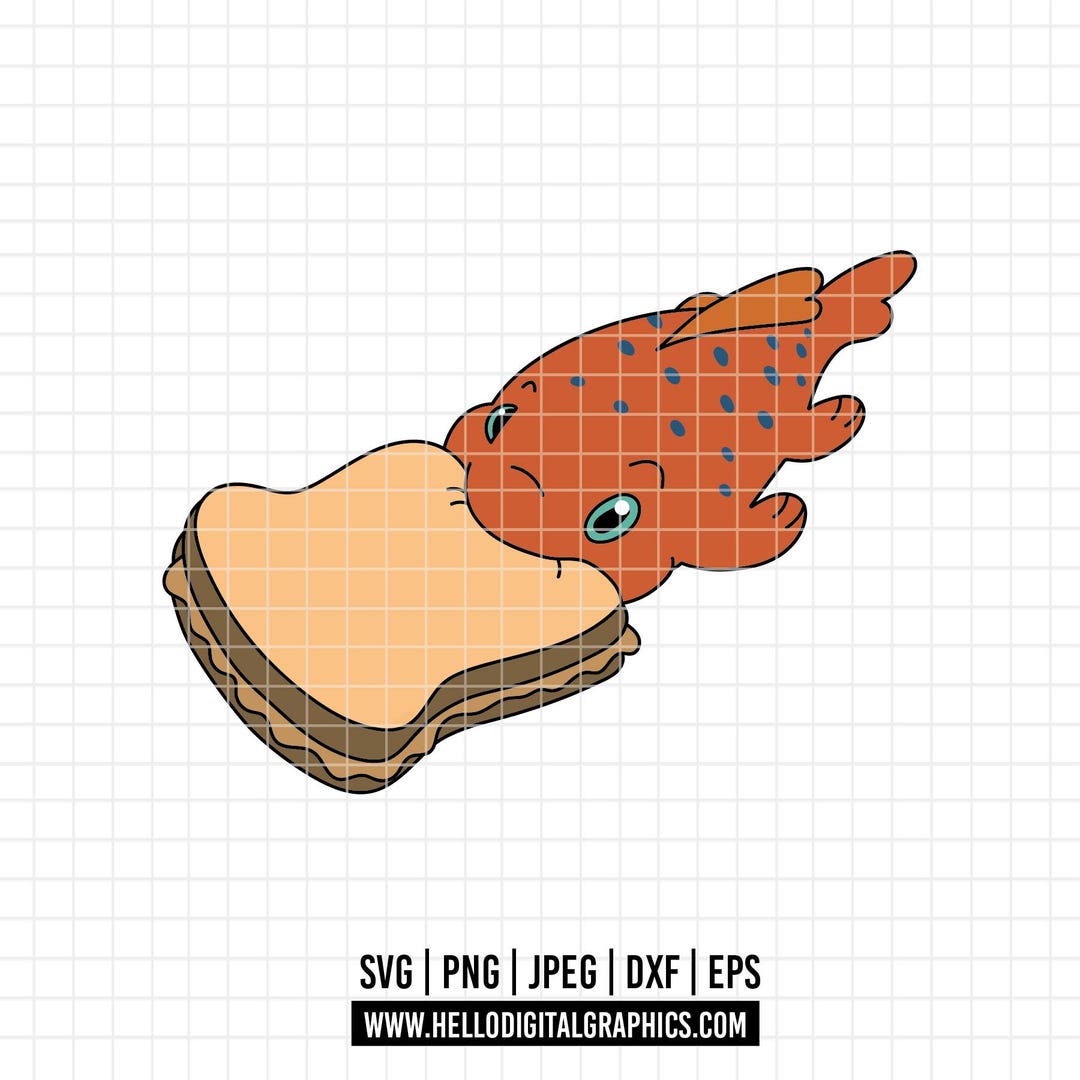 3268 - Pudge the Fish SVG, EPS, PNG - Lilo Scenes Clipart Vector Svg ...