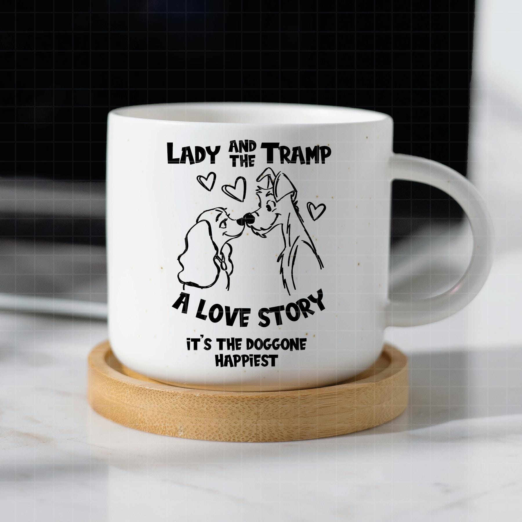 2268 - Lady and the Tramp SVG, PNG, EPS - Lady and the Tramp a Very ...