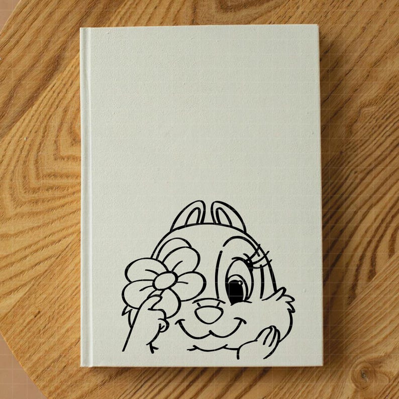 2055 - Clarice, Chip and Dale SVG, PNG, EPS- Disneyy Clarice Sketch ...