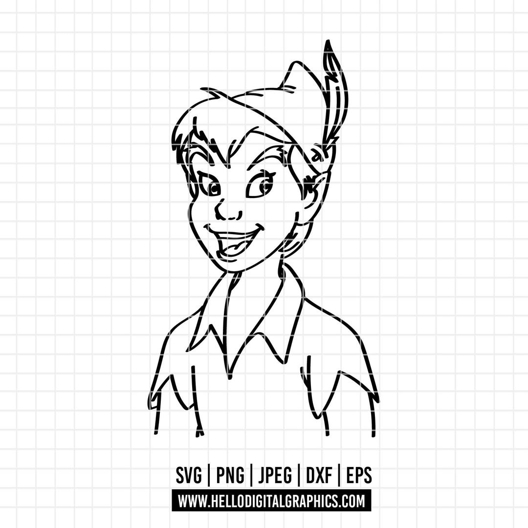 2763 - Peter Pan SVG, PNG,EPS- Peter Pan Clipart Vector. Peter Pan ...
