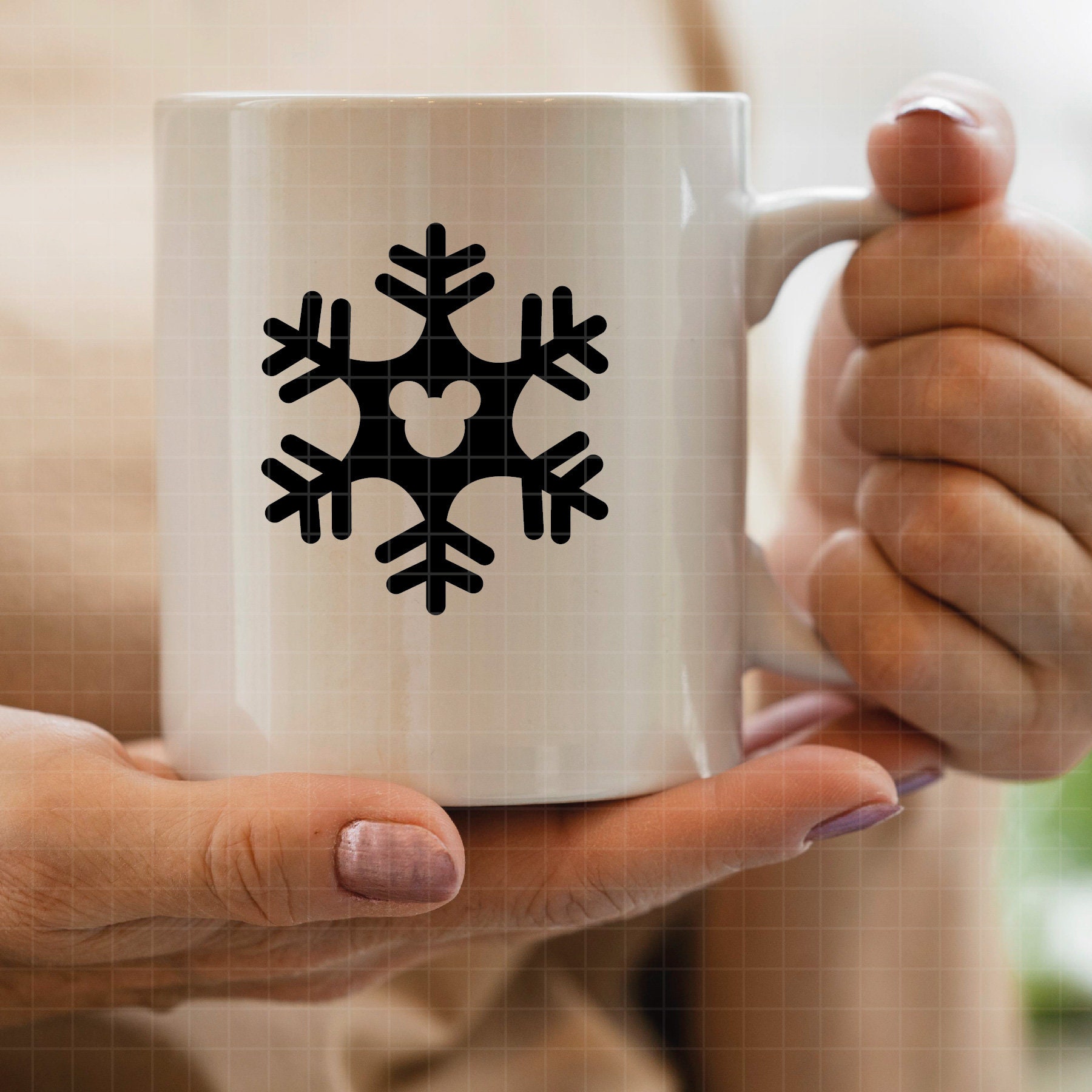 1579 - Magical Mouse Snowflake Pack Bundle SVG, EPS, PNG -disneey ...