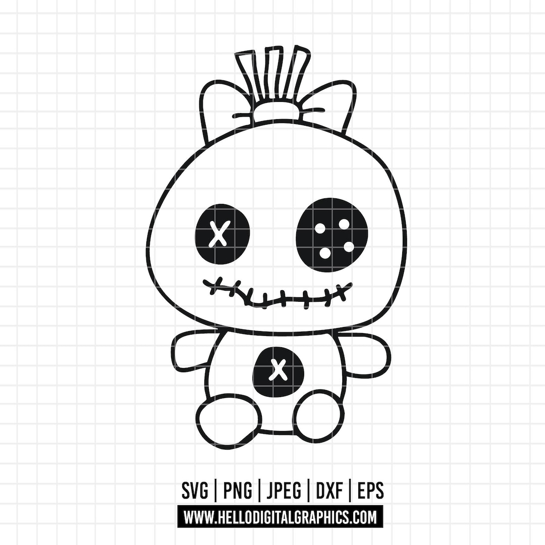 3108 - Scrump, Rag Doll SVG, EPS, PNG - Lilo Y Stitch Clipart Vector ...