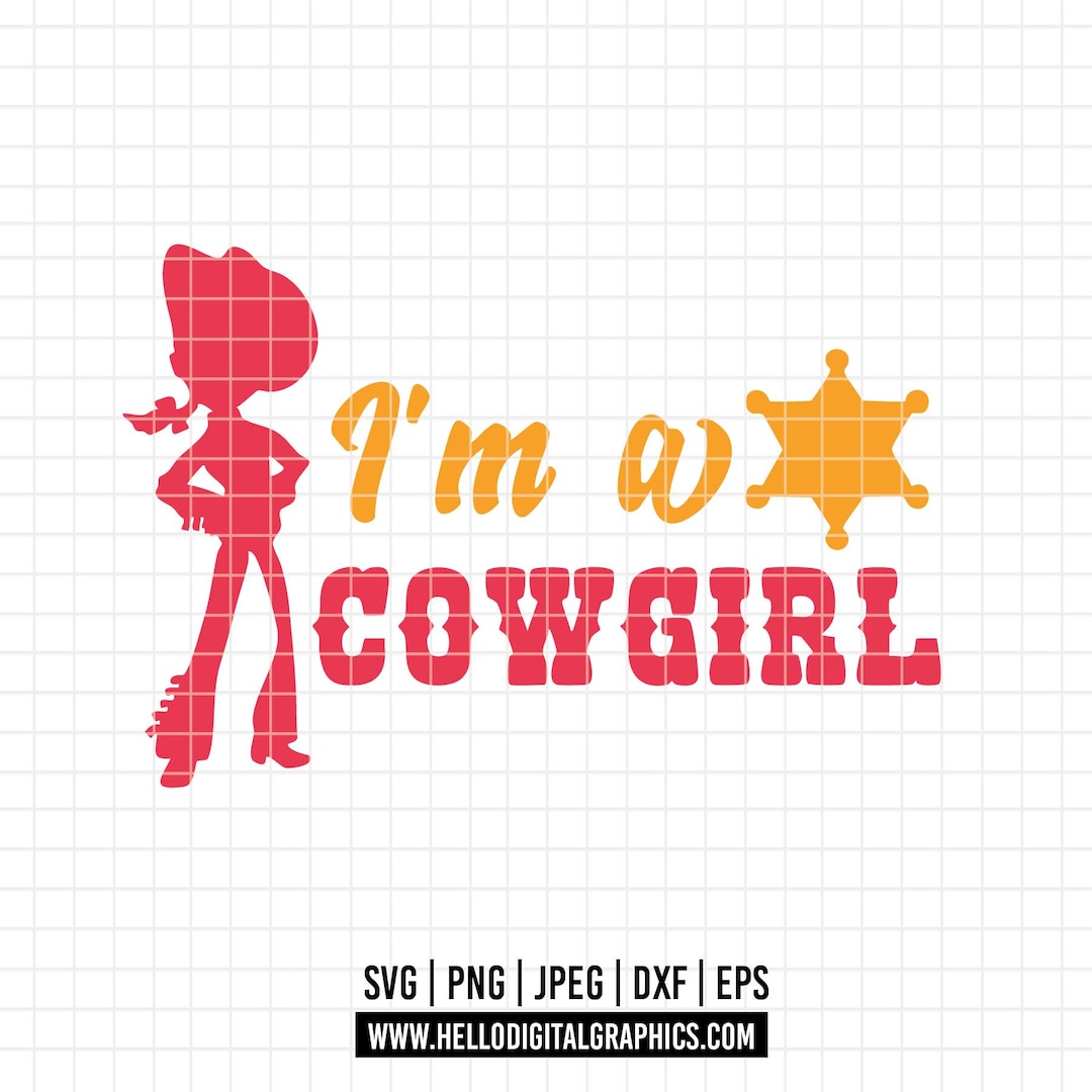 2973 - Jessie the Cowgirl SVG, PNG, EPS - Toy Story Characters Line Art ...