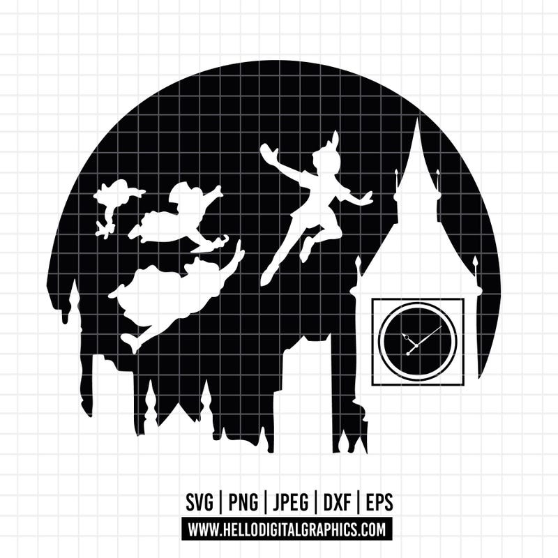 Peter Pan Clipart - Etsy